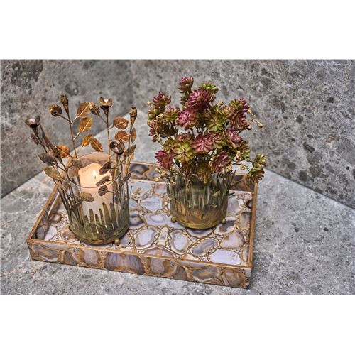 Bakke hvid/guld "Marmor" Str. M - KG Camping A/S